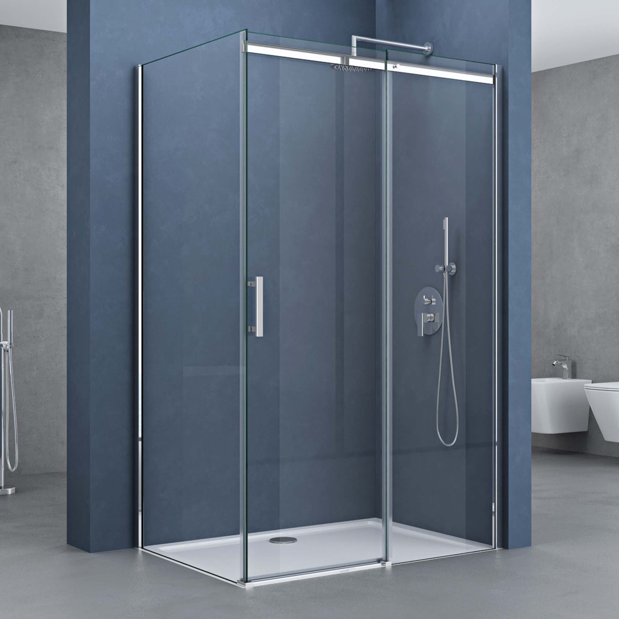 Cabine de Douche Transparent 90x120x195cm, Paroi de Douche ...