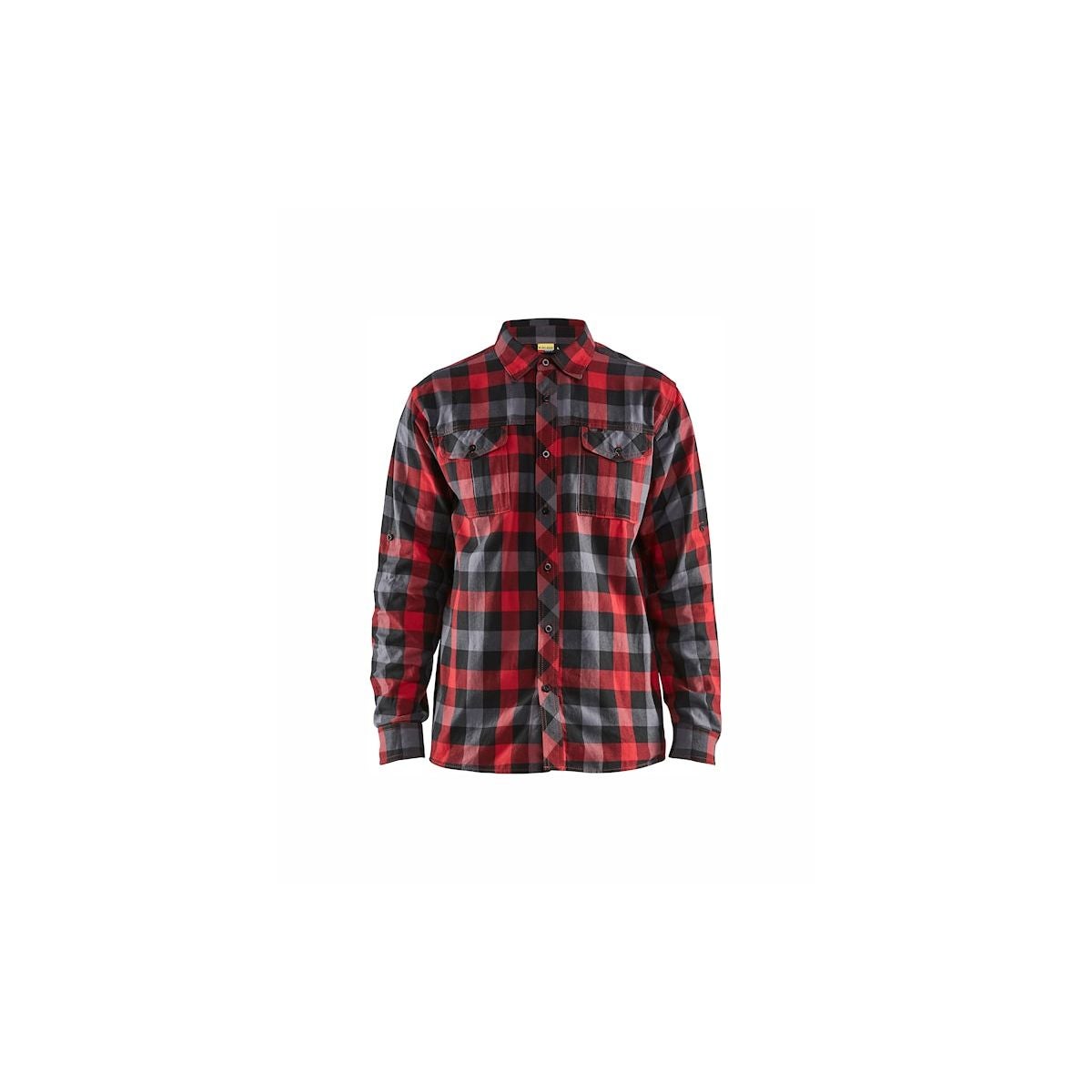 Chemise flannelle Rouge/Noir - Blaklader - Taille 2XL | Leroy Merlin