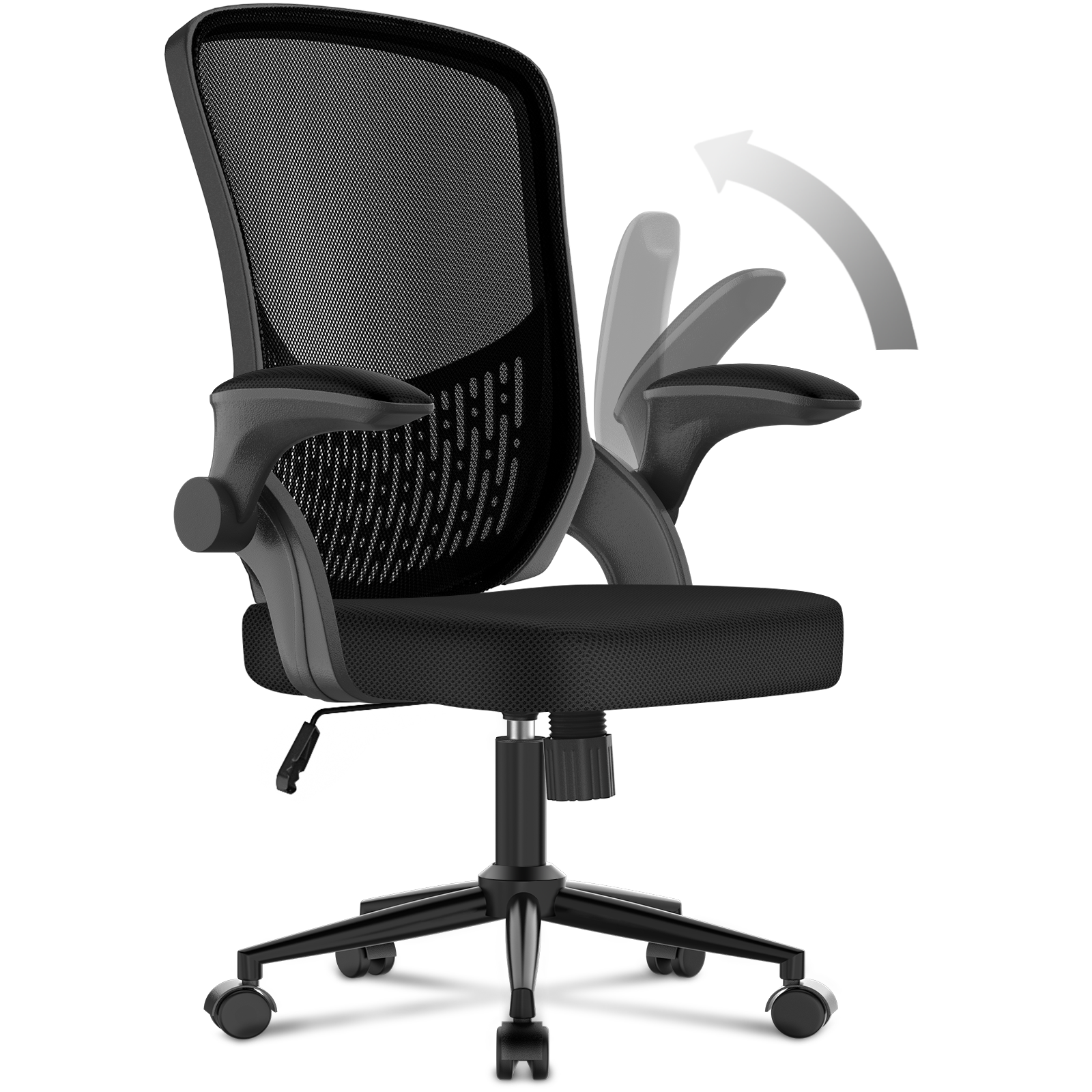 Silla de oficina con reposabrazos - RATTANTREE Silla de oficina ...