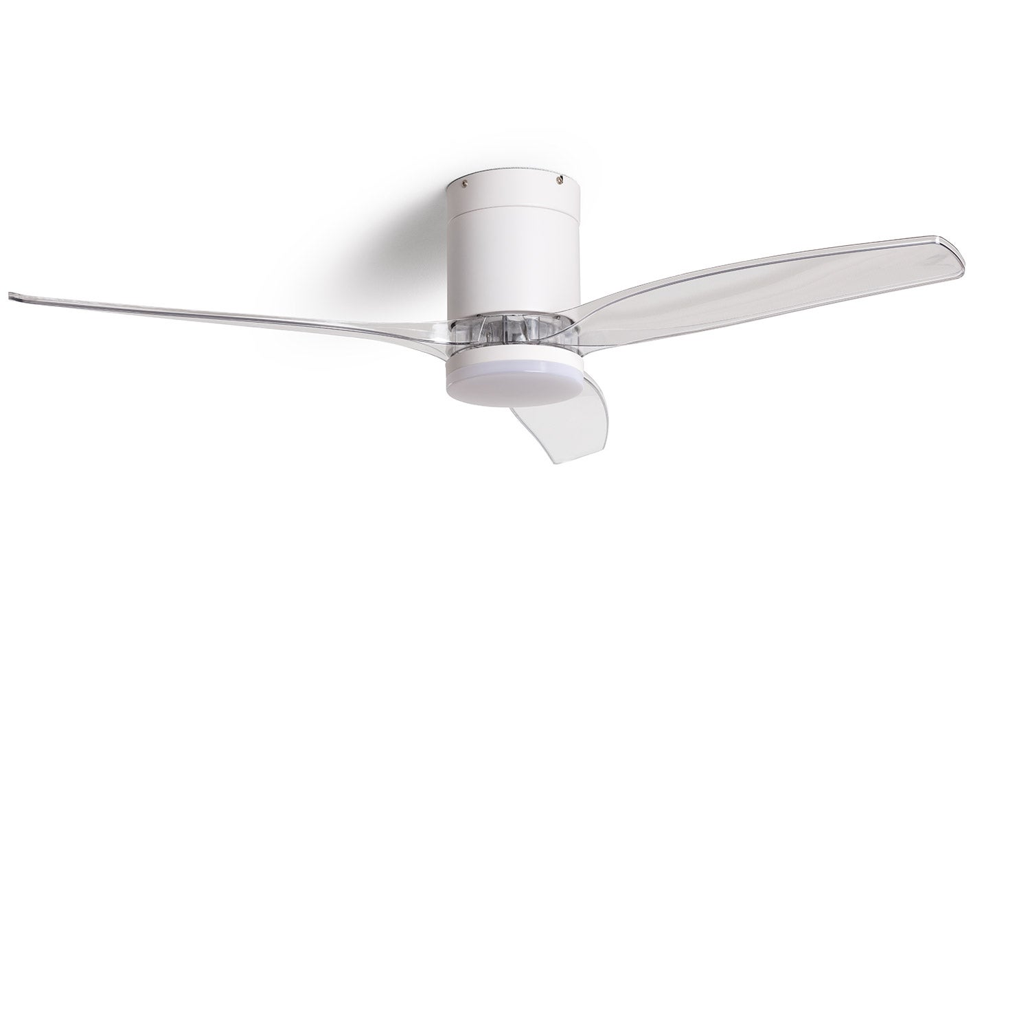 Ventilateur de Plafond Silencieux Angistri Blanc 132cm Motor DC, Blanc ...