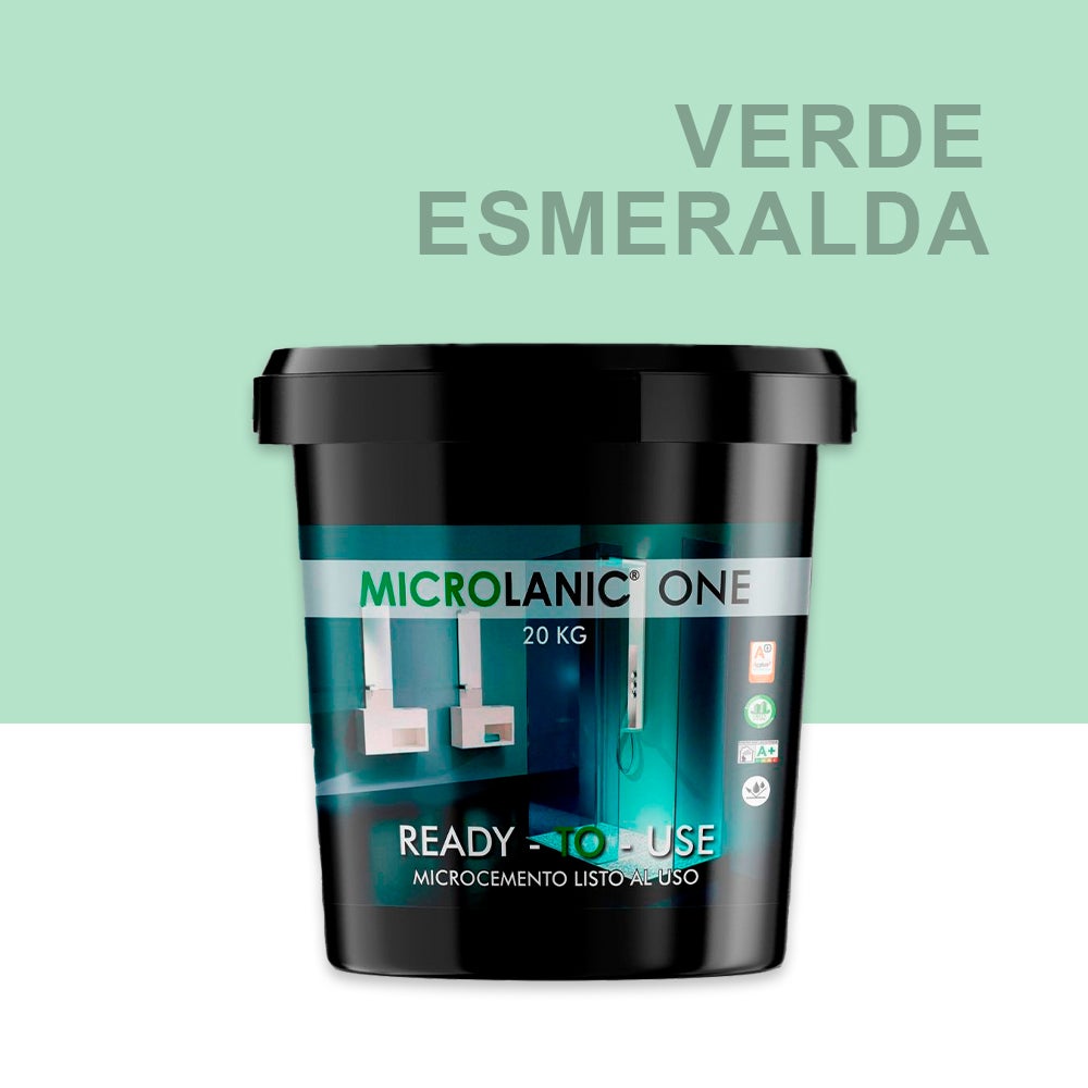 MICROLANIC ONE FINO 20KG 40m2 Microcemento a grana fine pronto all'uso ...