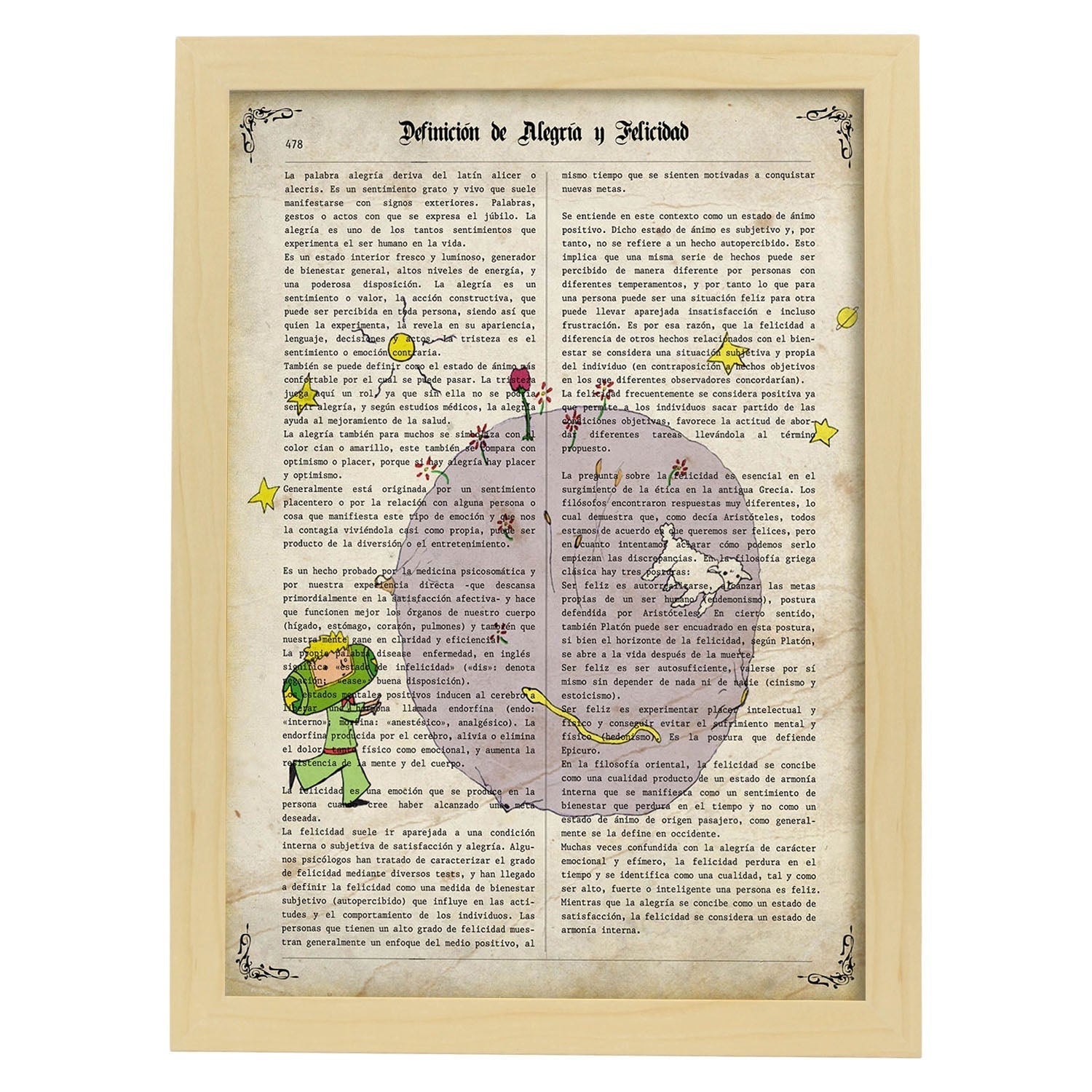 Poster Del Principito Para Ninos Pequenos. Lamina De Principito Culebra ...