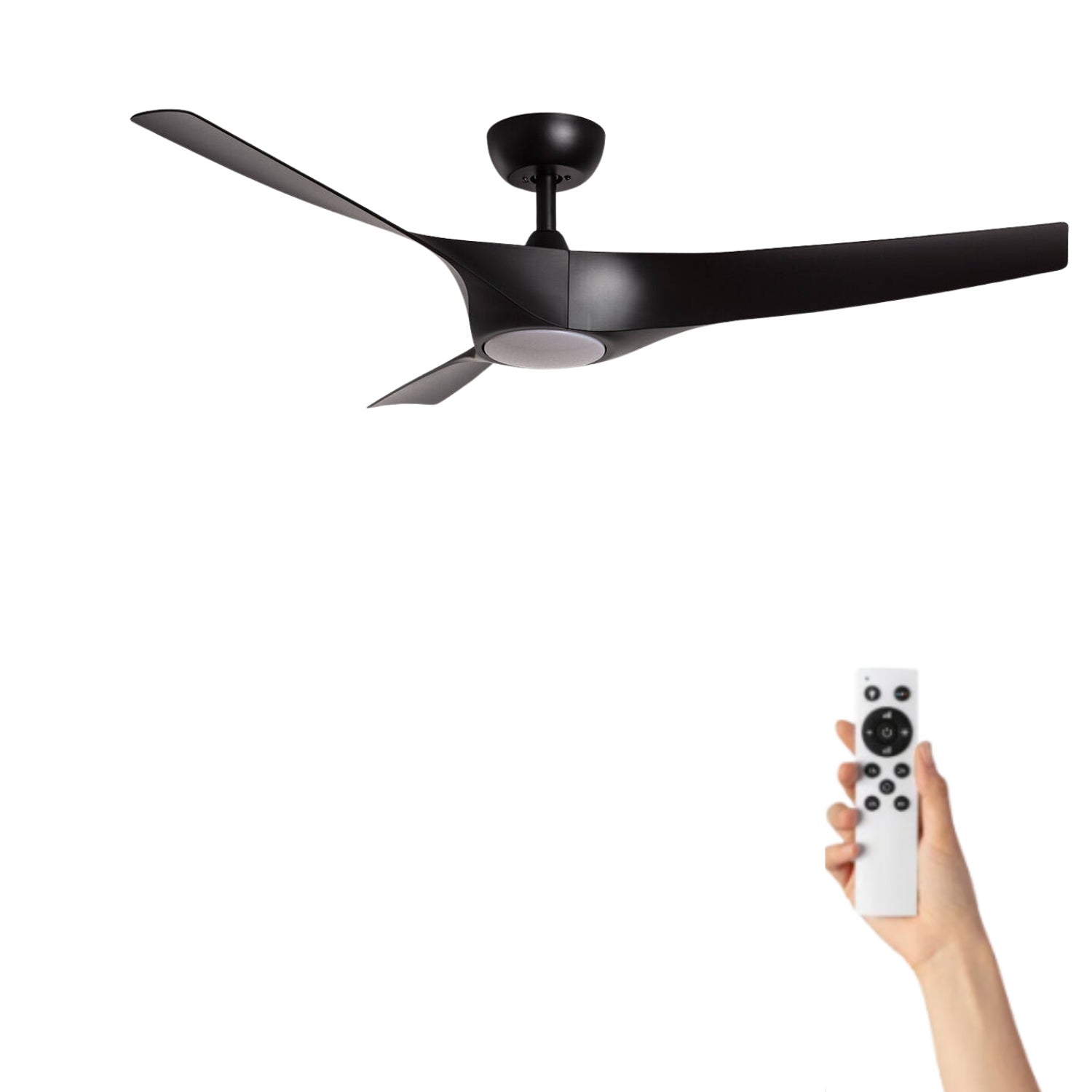 Ventilateur de Plafond Sorvik avec Éclairage – Ø30cm – vitesses – Mando ...
