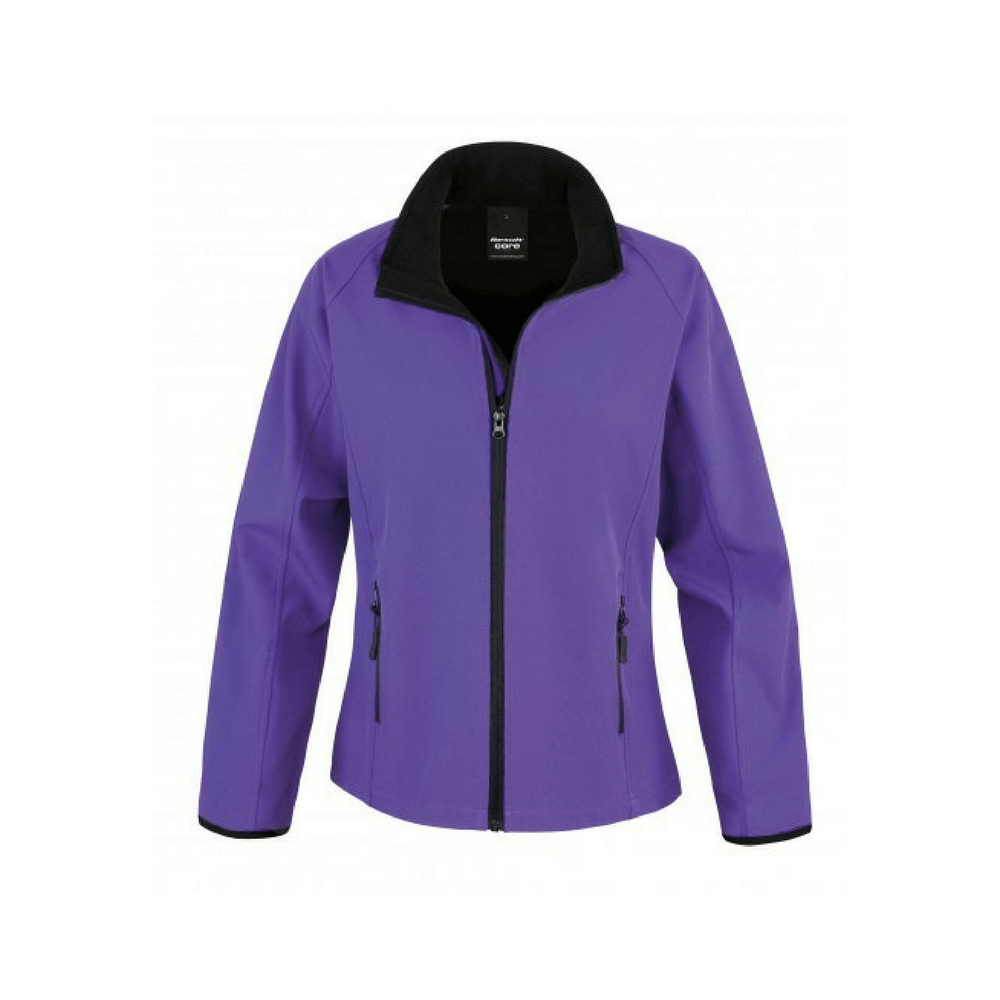 Veste Softshell femme Result Violet / Noir S | Leroy Merlin