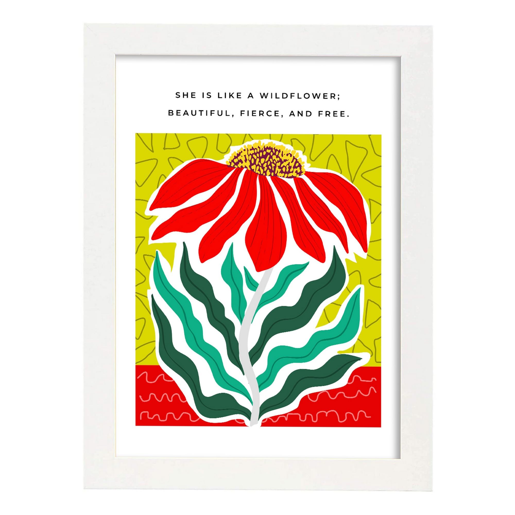 Lámina Poster De Ella Es Como Una Flores Silvestres Cuadros Decorativos ...