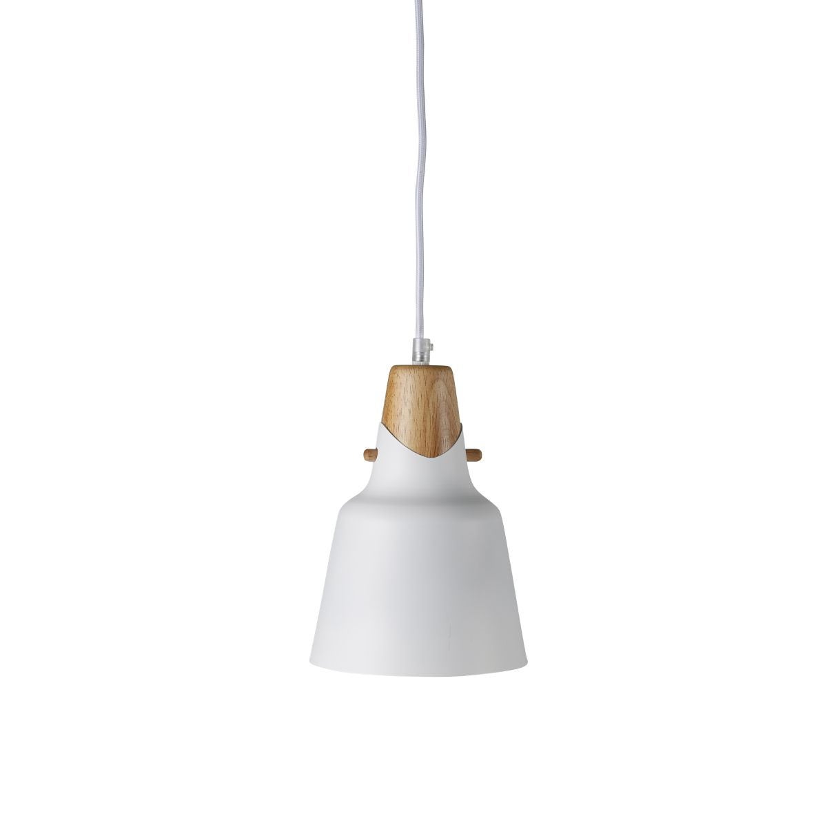 Lampe Suspension Design "Rigel" 22cm Blanc | Leroy Merlin