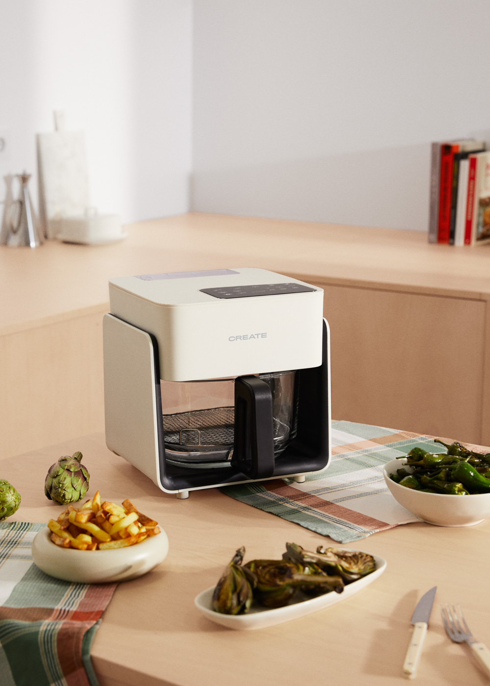 CREATE - AIR FRYER MIST - Freidora sin aceite de cristal 4.2L con ...