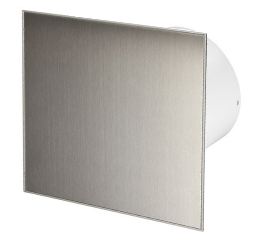 Aérateur extracteur d'air avec minuterie 125mm Inox TRAX Ventilation ...