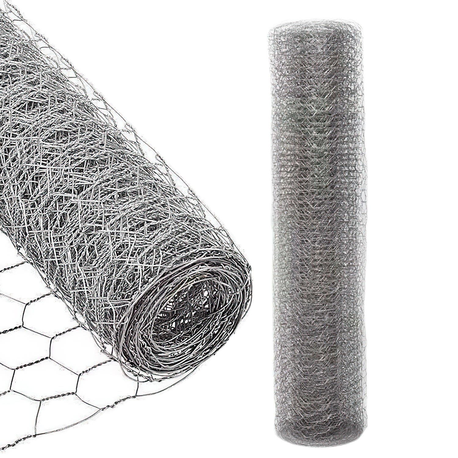 Grillage Volière, Grillage à poules, 1x25m, Acier Galvanisé Grillage ...