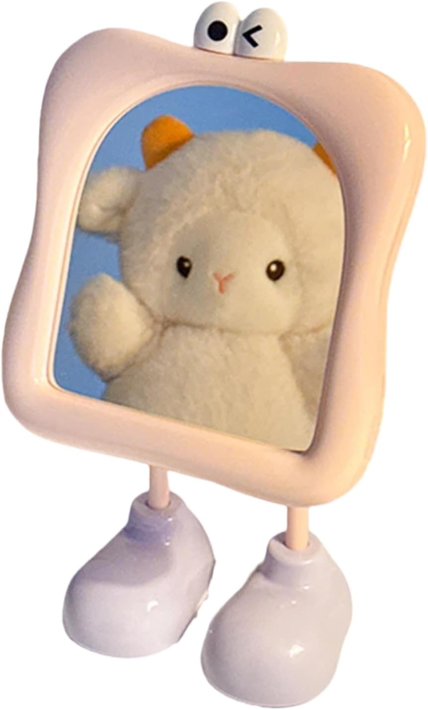 Miroir de maquillage mignon en forme de grand pied, miroir de bureau ...