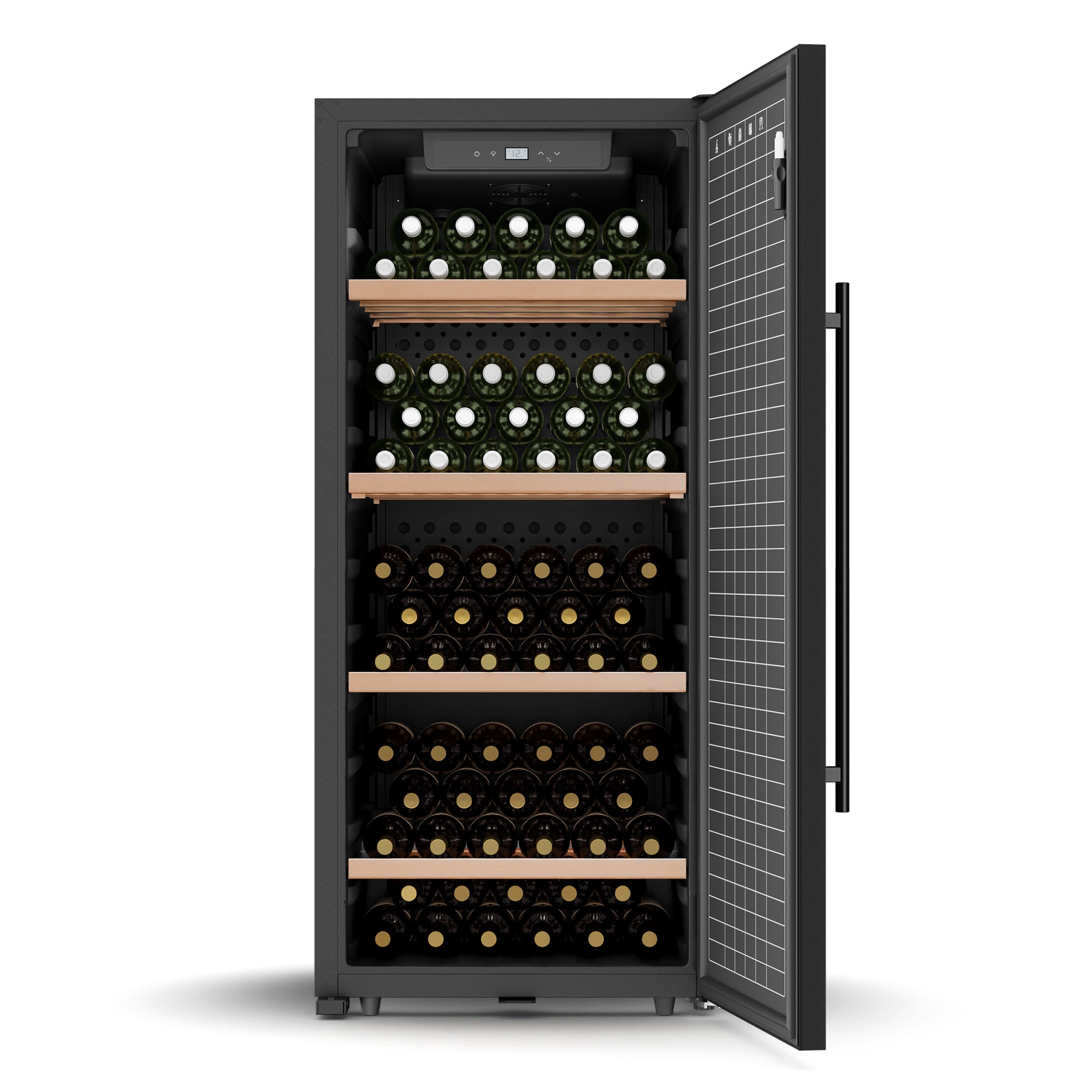 Klarstein CellarMax Cave à vin de service 114 bouteilles Compresseur ...
