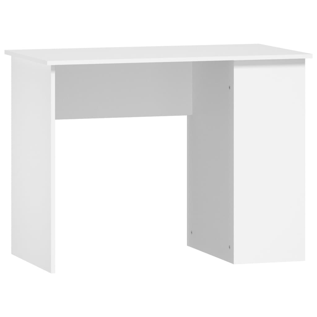 Bureau en contreplaqué blanc 100x55x75 cm - COMFORTXL | Leroy Merlin