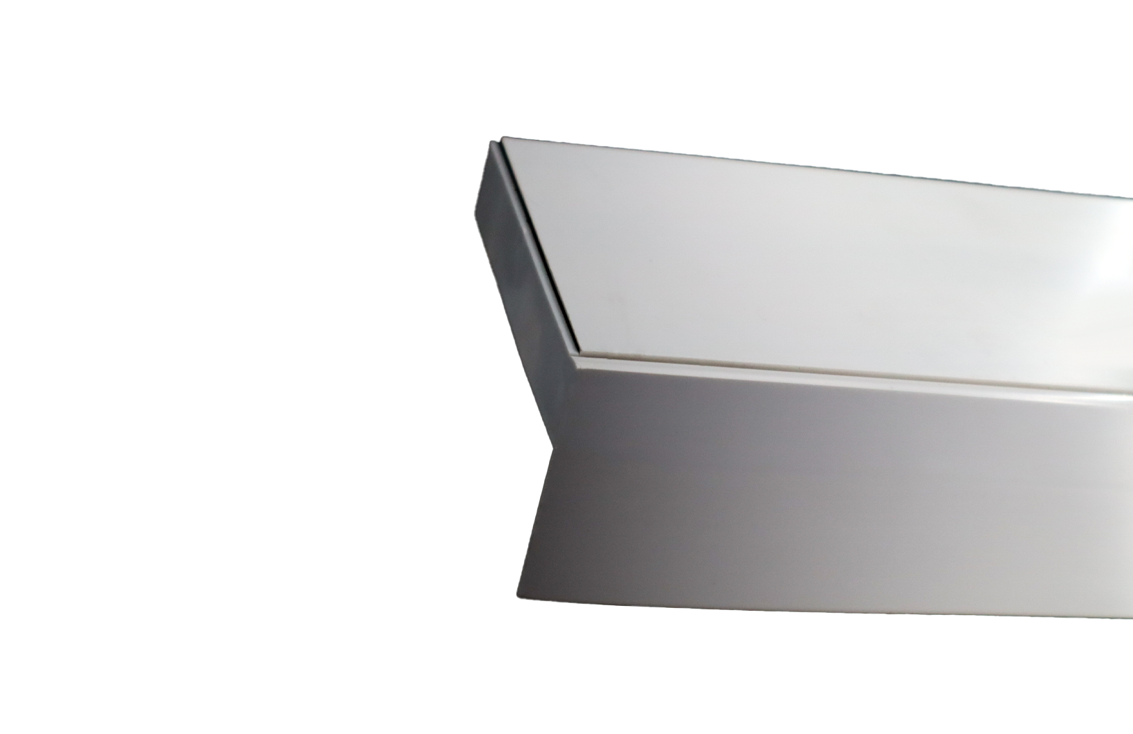 Tringle déco Rail PVC 3 voies avec profil de décoration blanc 180cm ...