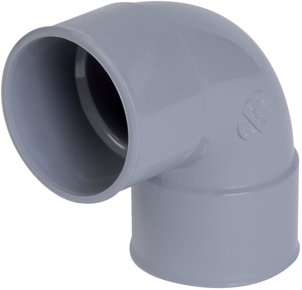 Coude PVC Vidange 90° Femelle Femelle Ø160 | Bricoman