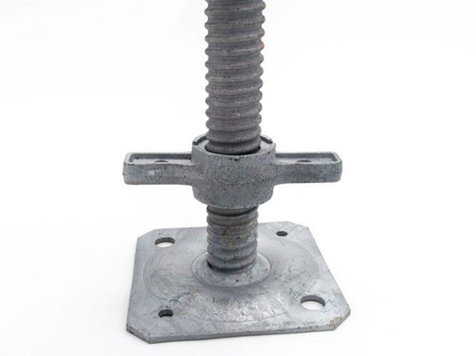 Socle à verin Ø38 HT galvanisé HDG par 5 pièces 50cm Acier | Leroy Merlin