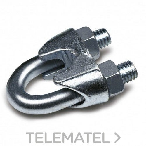 SUJETACABLE GALV. DIN741 C/200 | Leroy Merlin