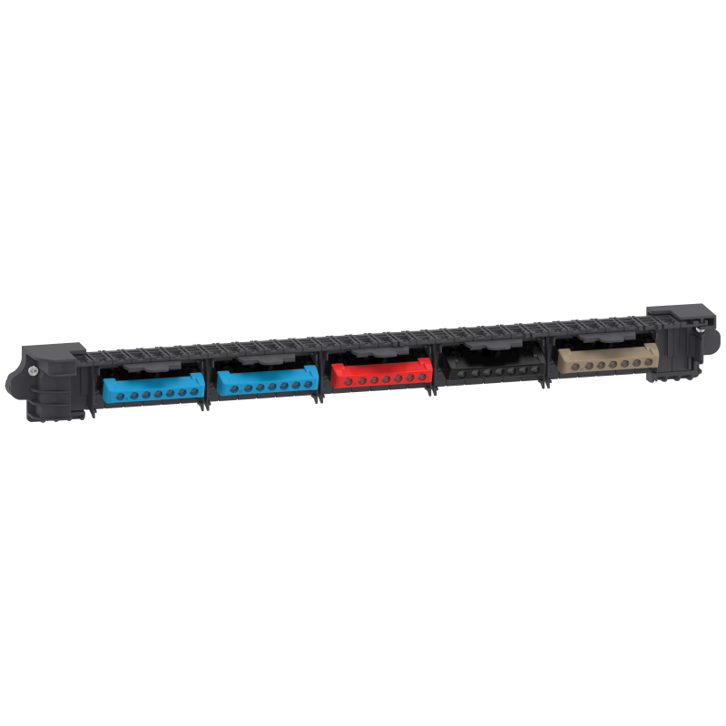 Kit bornier 3P+N Schneider Electric - 24 modules - Pour coffrets ...