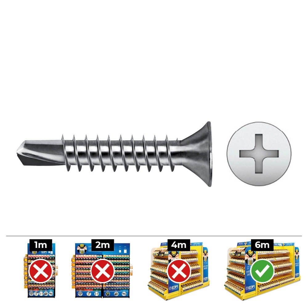 CELO 948167504P - tête de forage à pointe à vi de ign à tête frai ée ...