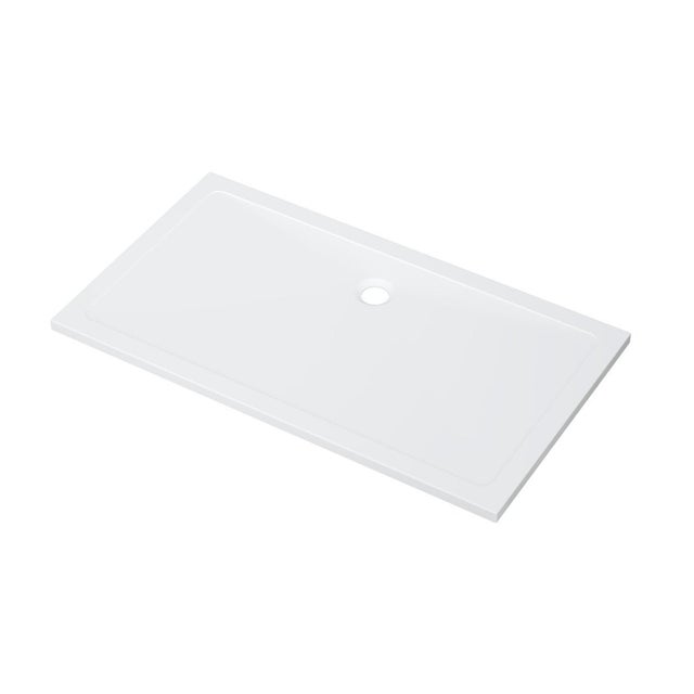 ZEZA Selva Receveur de douche - 120x90x4cm - Rectangulaire - acrylique ...