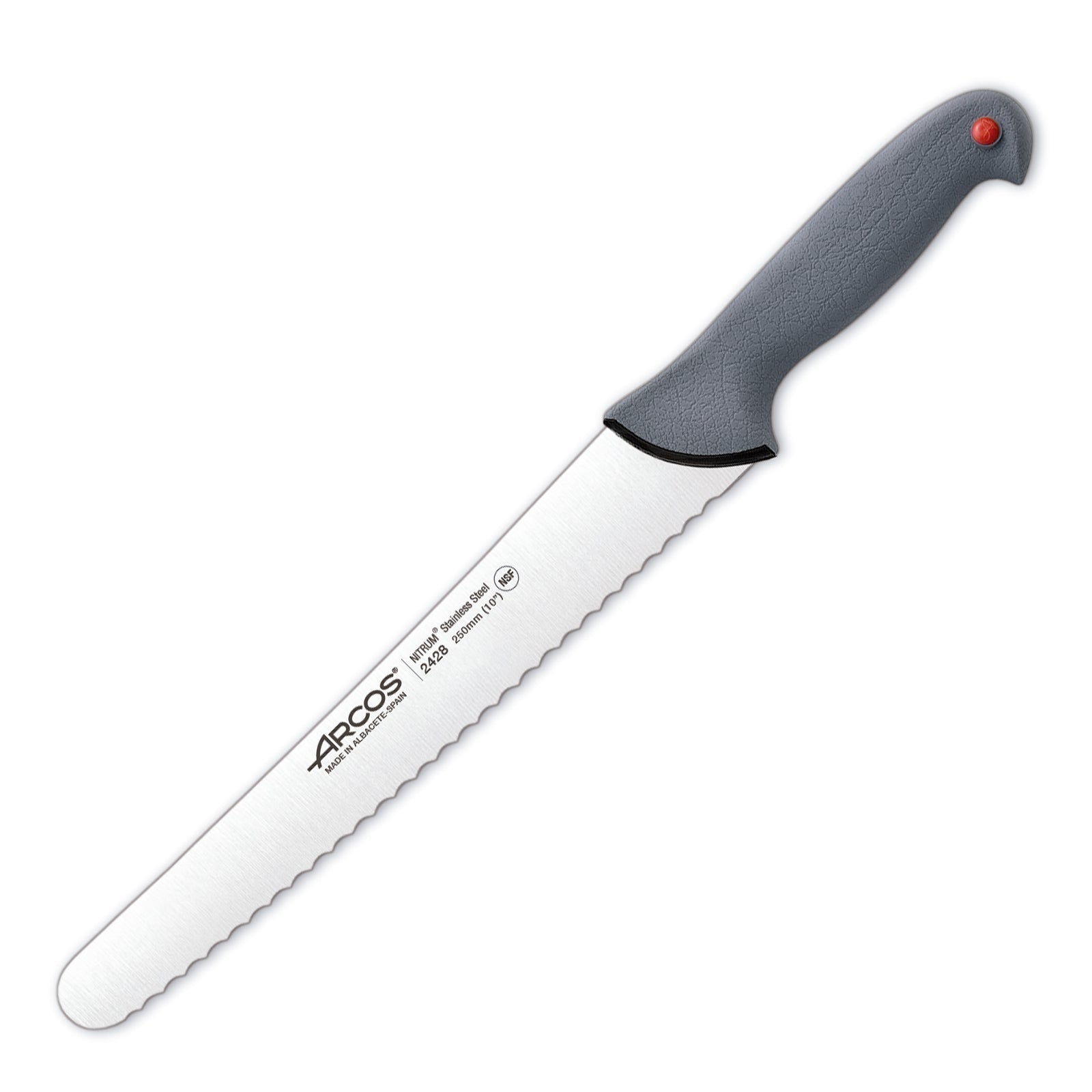 ARCOS Colour Prof - Cuchillo Pastelero Perlado 25 cm Acero Inoxidable ...