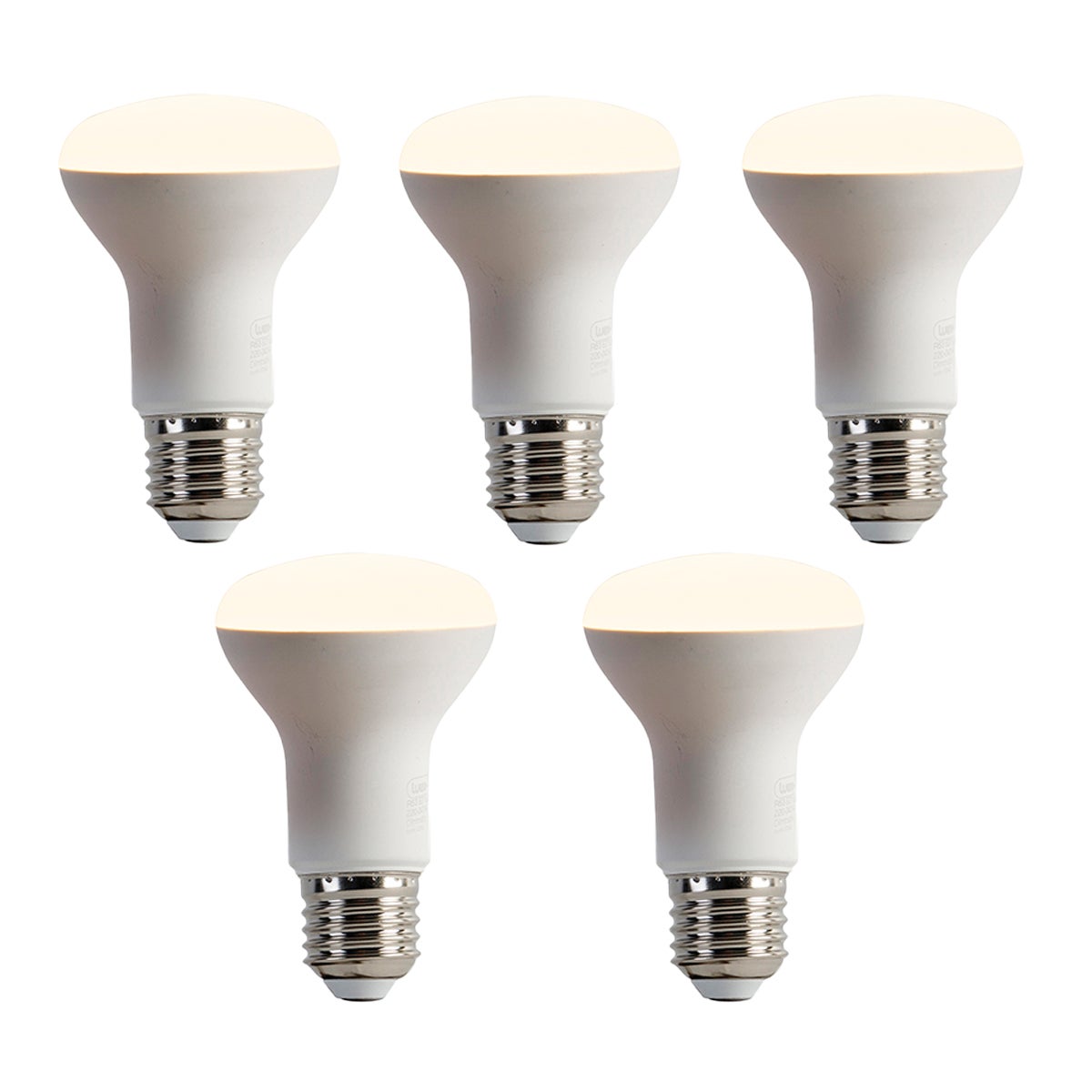 Juego de 5 Bombilla LED E27 regulable R63 6.2W 520 lm 2700K | Leroy Merlin