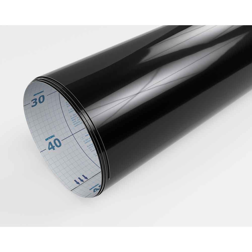 ADHÉSIF PLASTIQUE BRILLANT NOIR 1272 ALKOR H.CM 45 L.MT 15 | Leroy Merlin