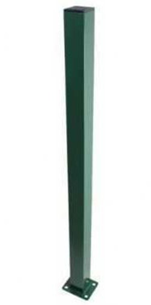 Poste con base verde para panel soldado Hércules 60x40mm 105cm + tapa ...