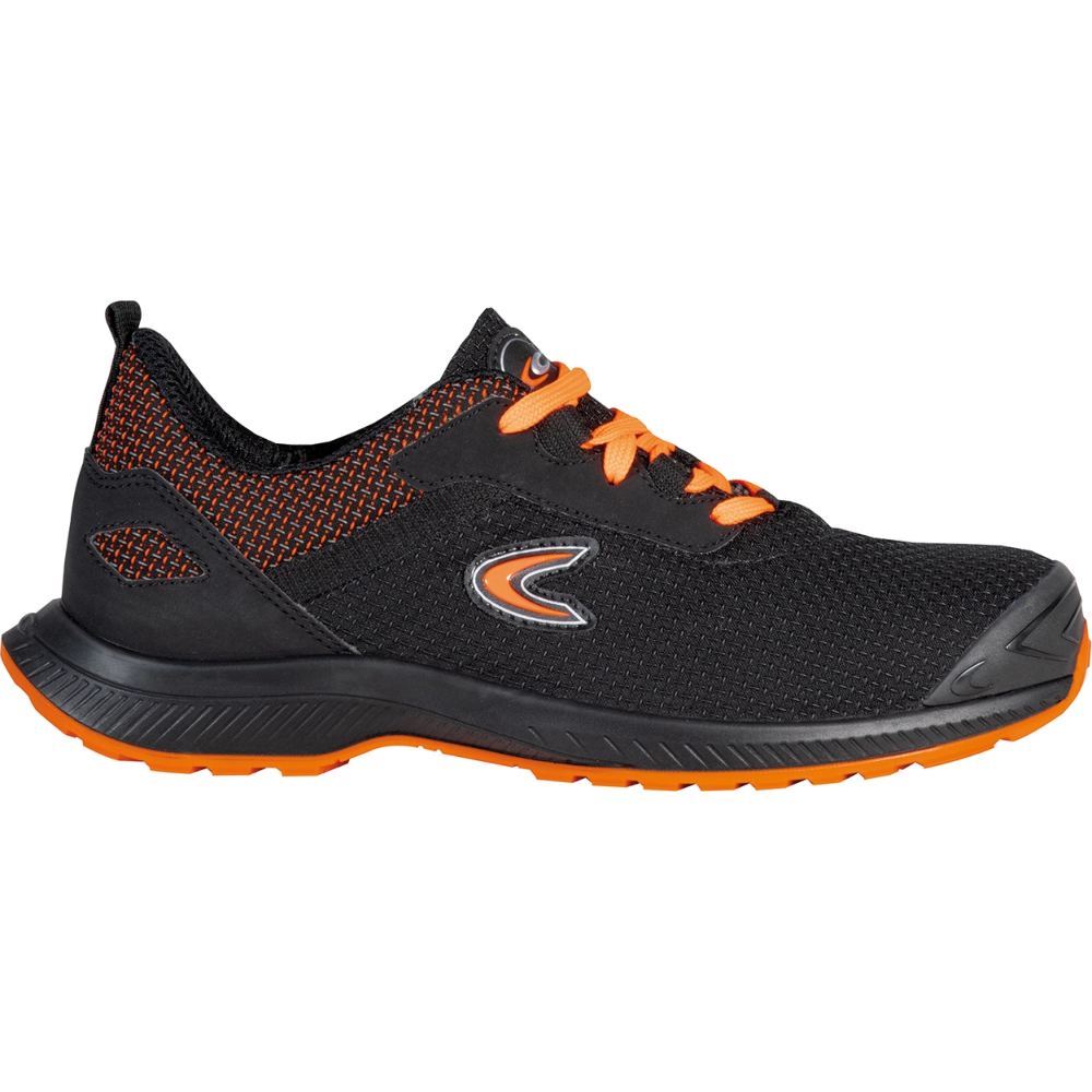 Baskets de sécurité COFRA GRUMMAN S3S FO SR Noir / Orange 42 | Leroy Merlin