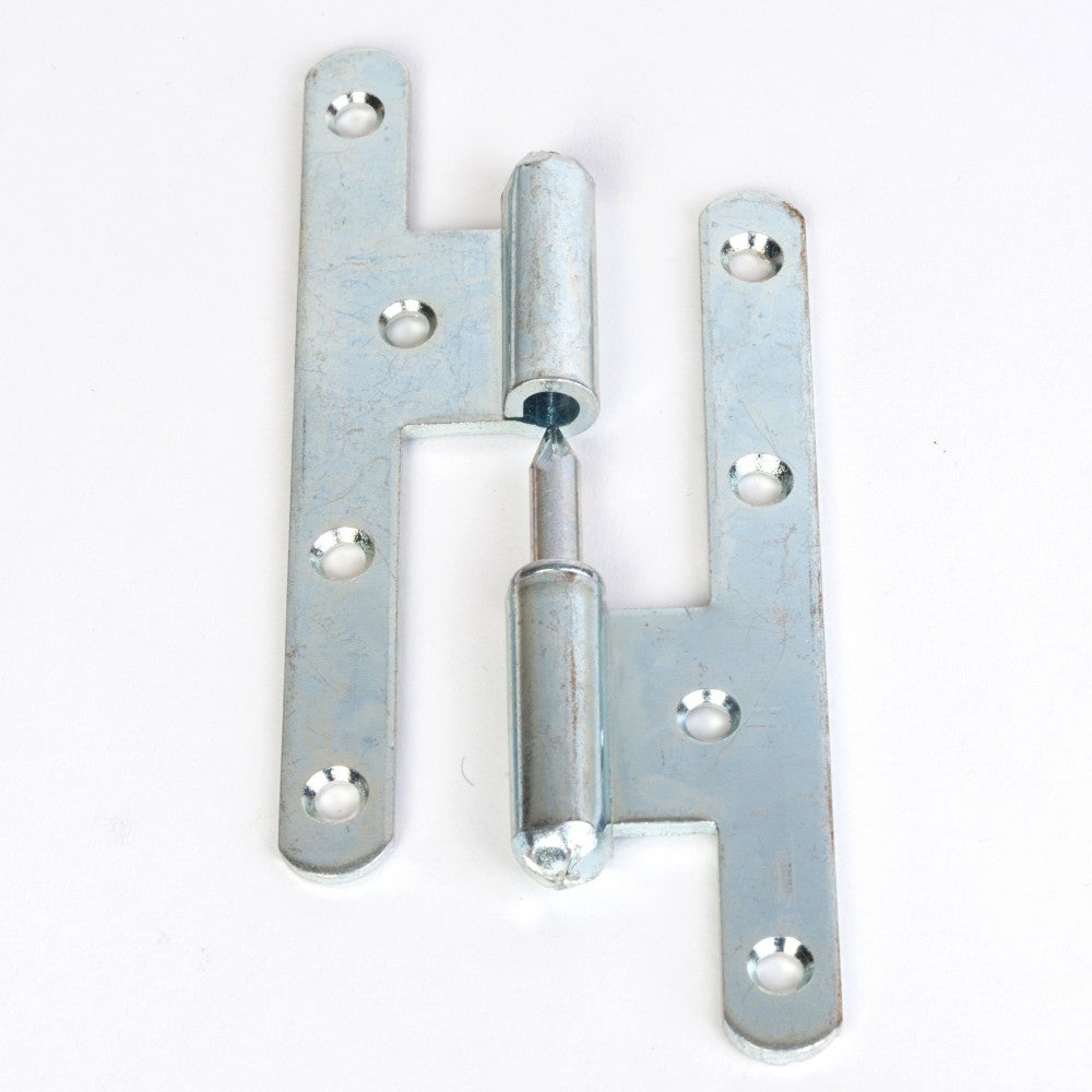 Paumelle Porte Bois Zingué - 140 x 55 mm | Leroy Merlin