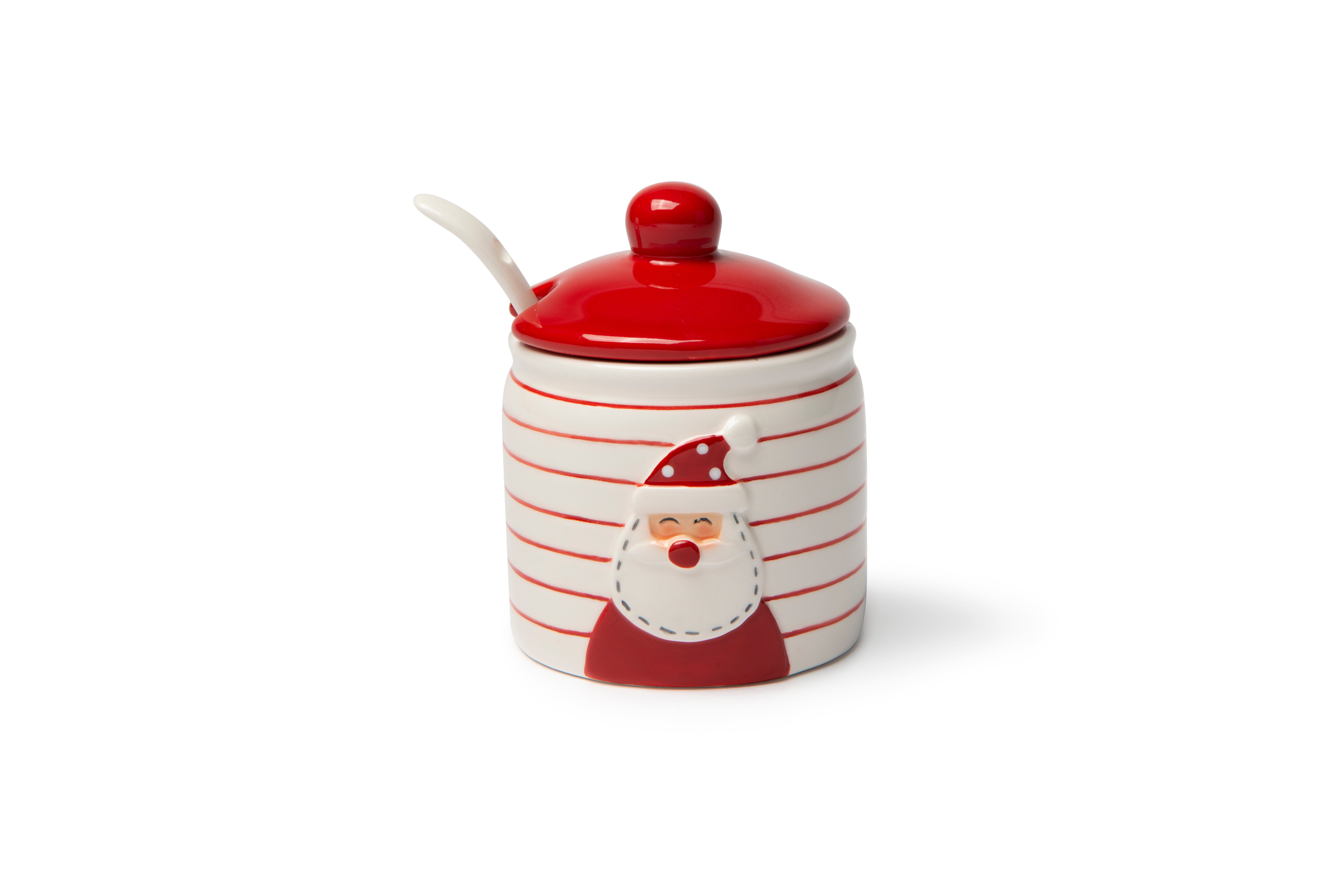 Excelsa sucrière Snowman céramique 8xH11x8 cm rouge | Leroy Merlin