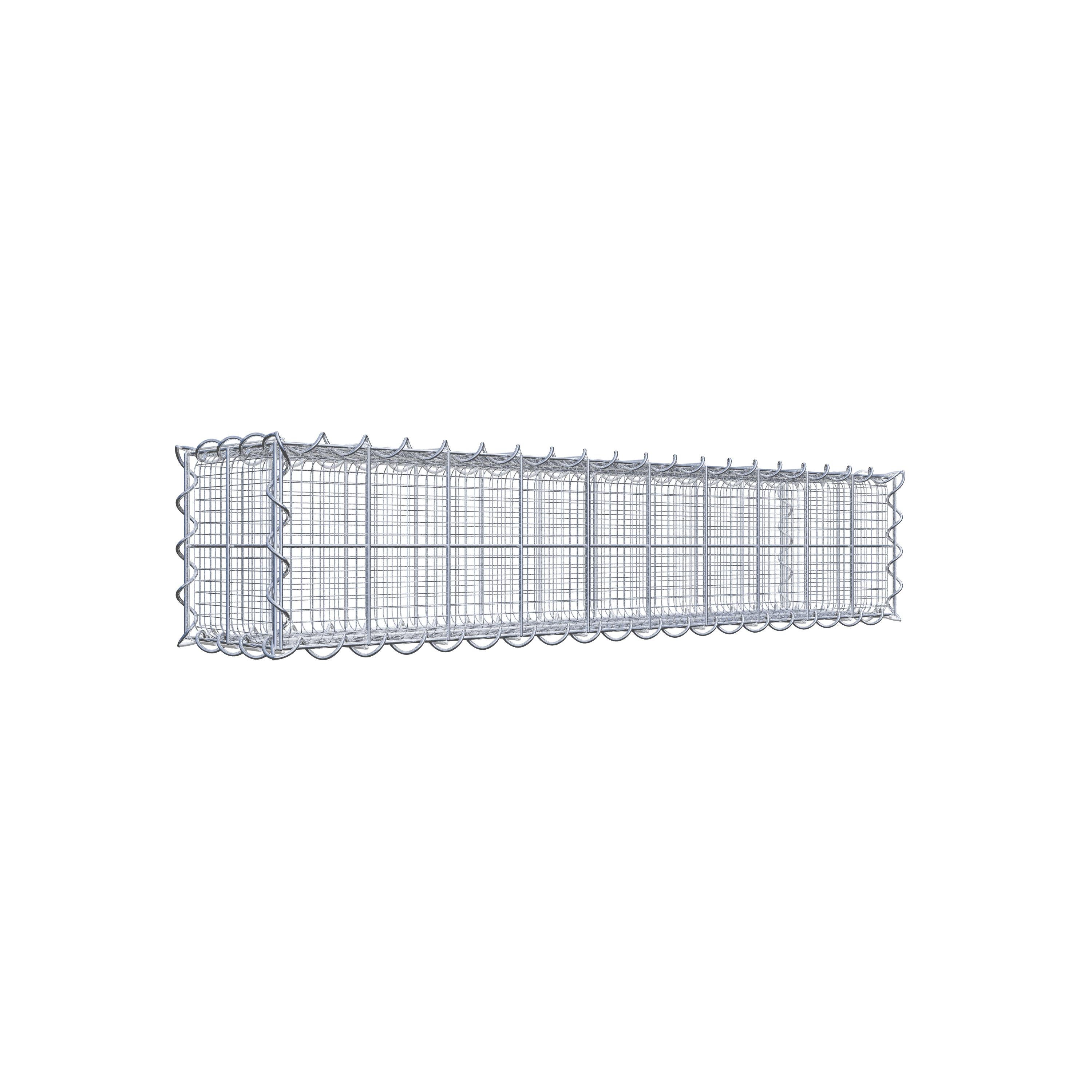 Gabiona - Gabion en pierre concassée 100 cm x 20 cm x 20 cm (L x H x P ...