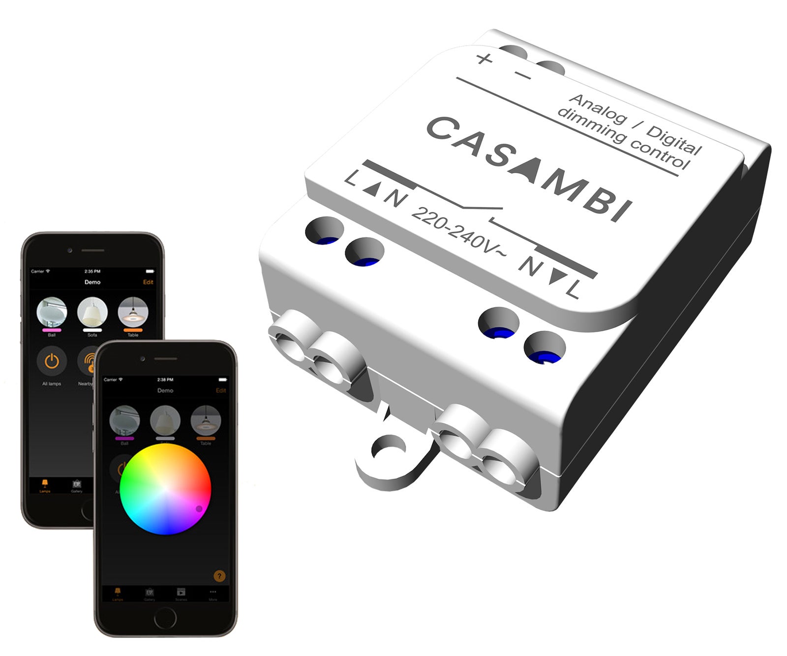 Lighting control components - Casambi BT-Interface CBU-ASD (Dali, 0-10V ...
