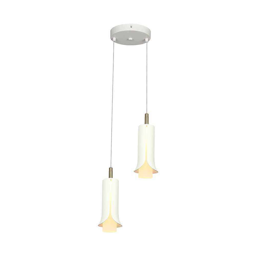 Lámpara Colgante Decorativa LED 2X5W (D150*H30mm) 3000K Bianco Arenoso ...