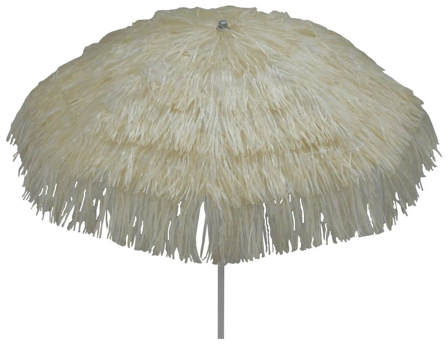 Parasol Kenia Raphia Maffei Palo Couleur Silver et Raphia Ecru Ø cm ...