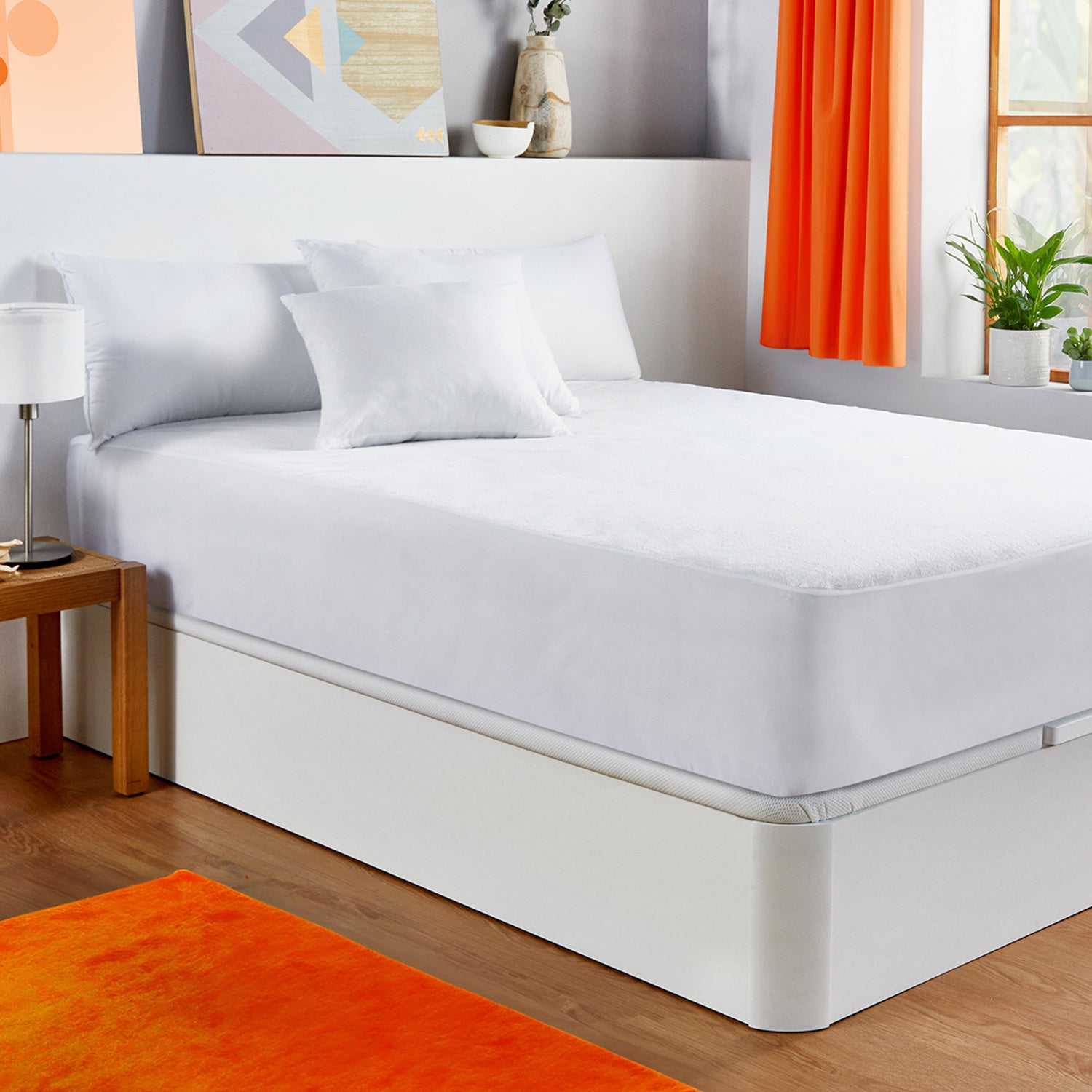 Protector de Colchón 80x200 Impermeable WHAT THE SLEEP | Leroy Merlin
