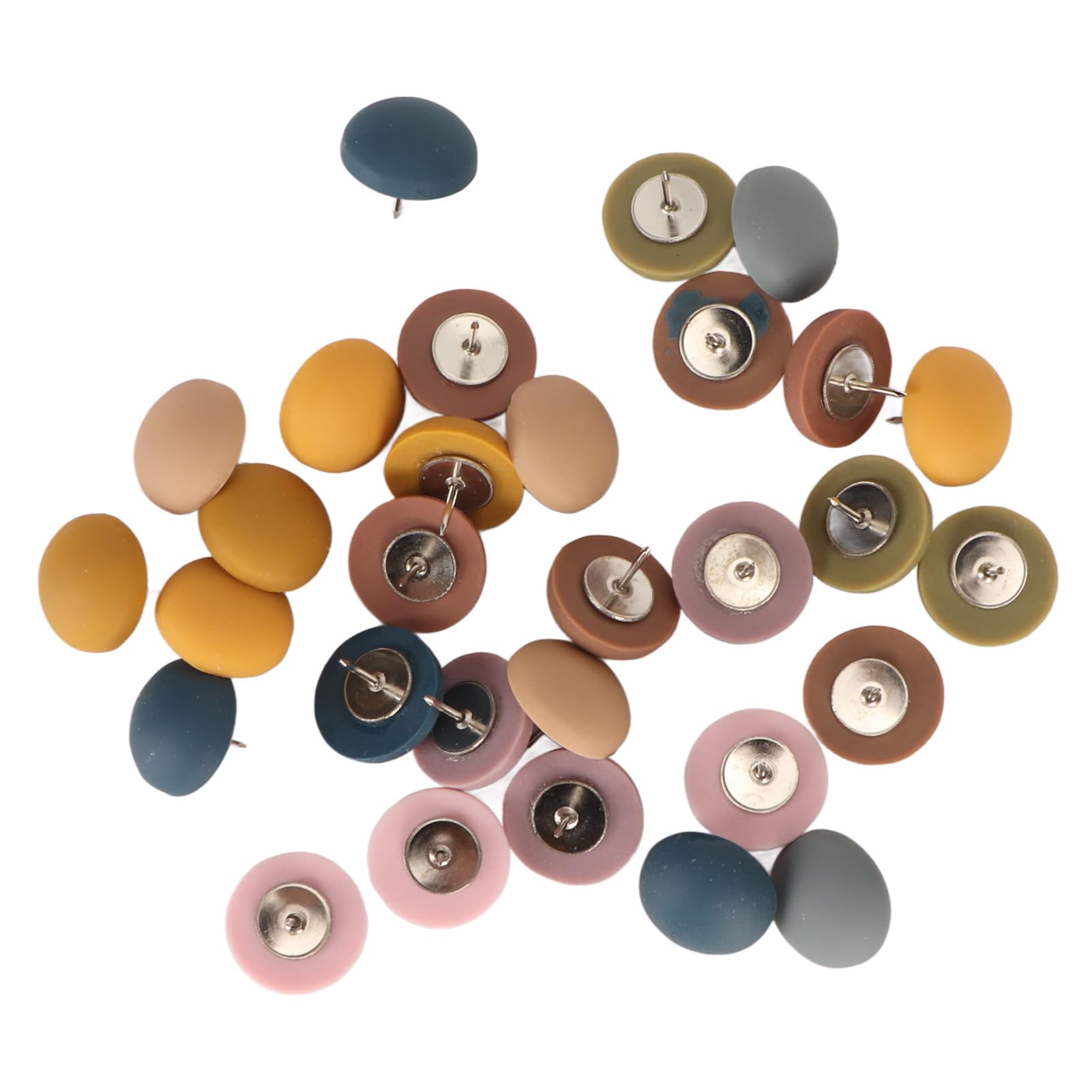 Lot de 30 punaises à tête ronde colorées, punaises décoratives ...