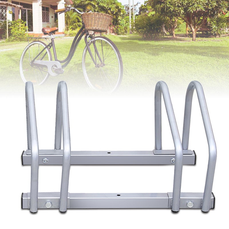 Support à vélos Présentoir à vélos Support multiple roues pour 2 vélos ...