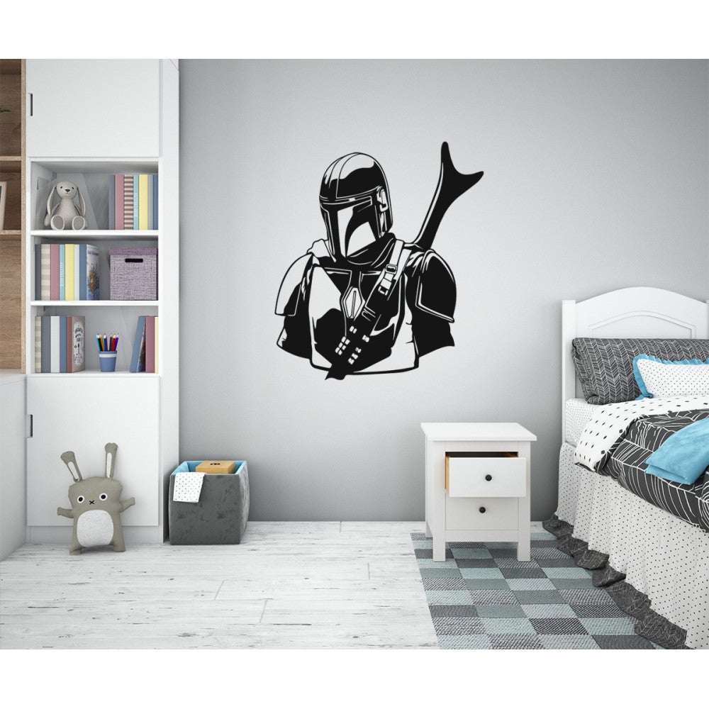 STAR WARS - Sticker Mural Vinyle 55x65 Cm - Couleur NOIR | Leroy Merlin