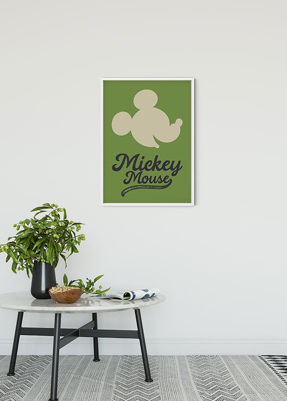 Poster di Komar - Disney Mickey Mouse Green Head - Dimensione: 30 x 40 ...