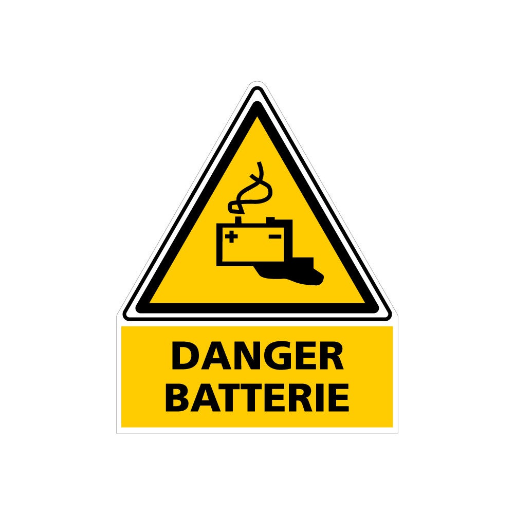 Etiquette Danger Batterie (C1542) | Leroy Merlin