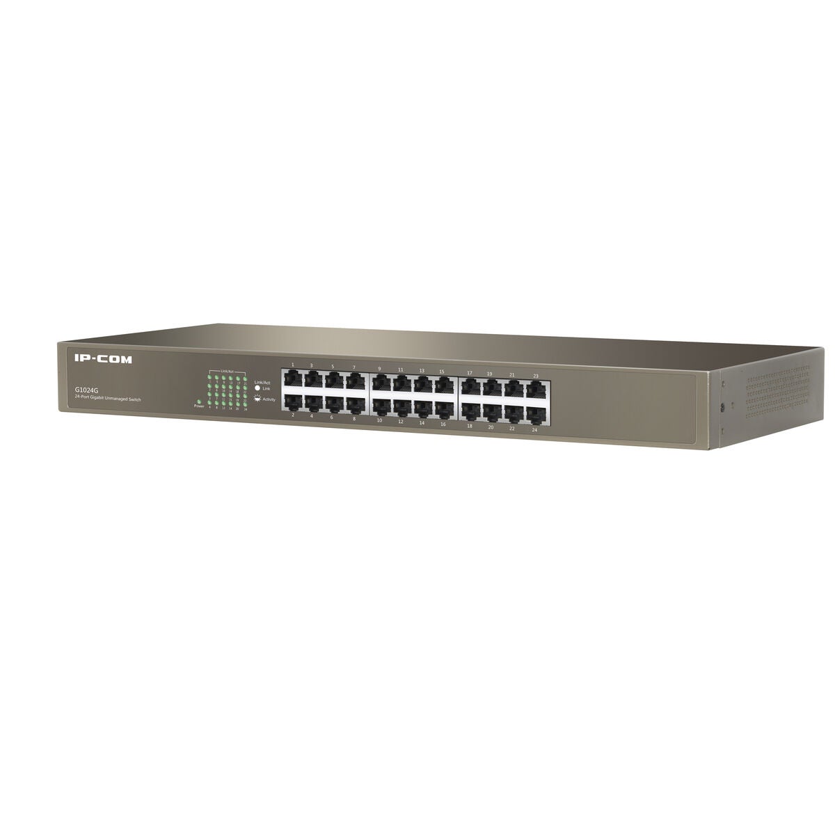 IP-COM Switch 24 porte Gigabit Unmanaged Rack IP-COM G1024G Light brown ...