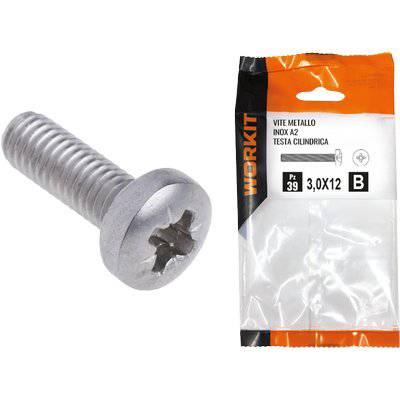 VIS METALLIQUE INOX TC A2 AUTO-WORKIT PH DOUILLE FILETAGE COMPLET MM ...