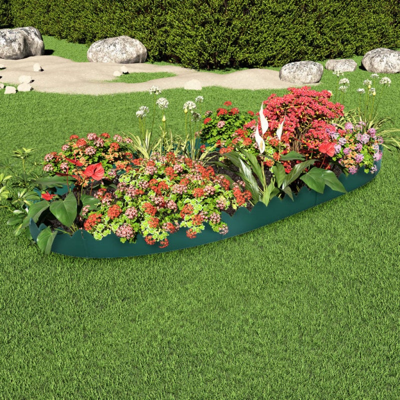 Bordures de jardin 10 pcs Vert 65x15 cm PP | Leroy Merlin