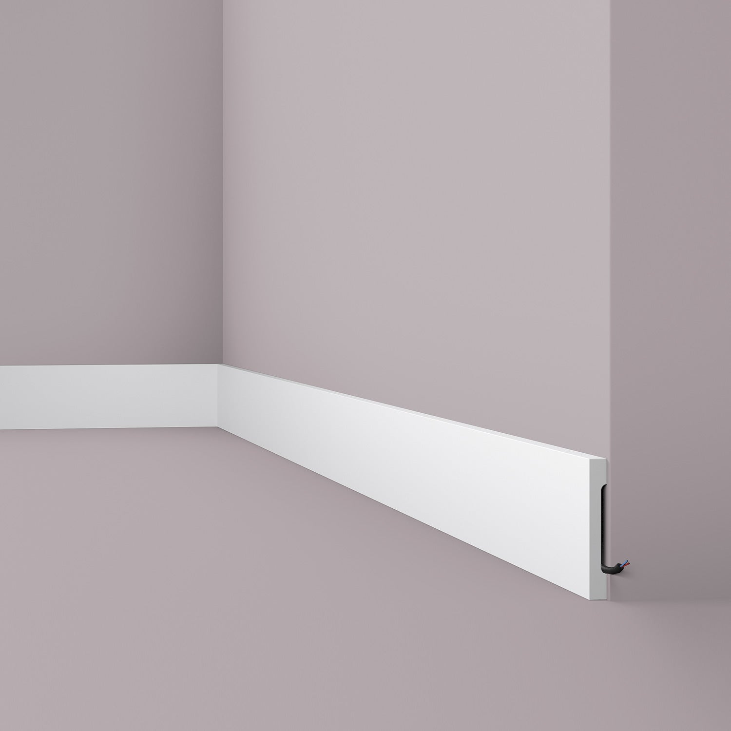 Zócalo WALLSTYL FD2S Moldura decorativa pared 2 m | Leroy Merlin