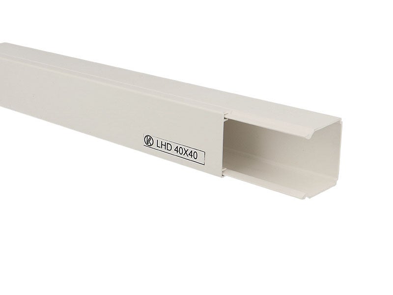 Goulotte électrique PVC 40 x 40 mm KOPOS | Leroy Merlin