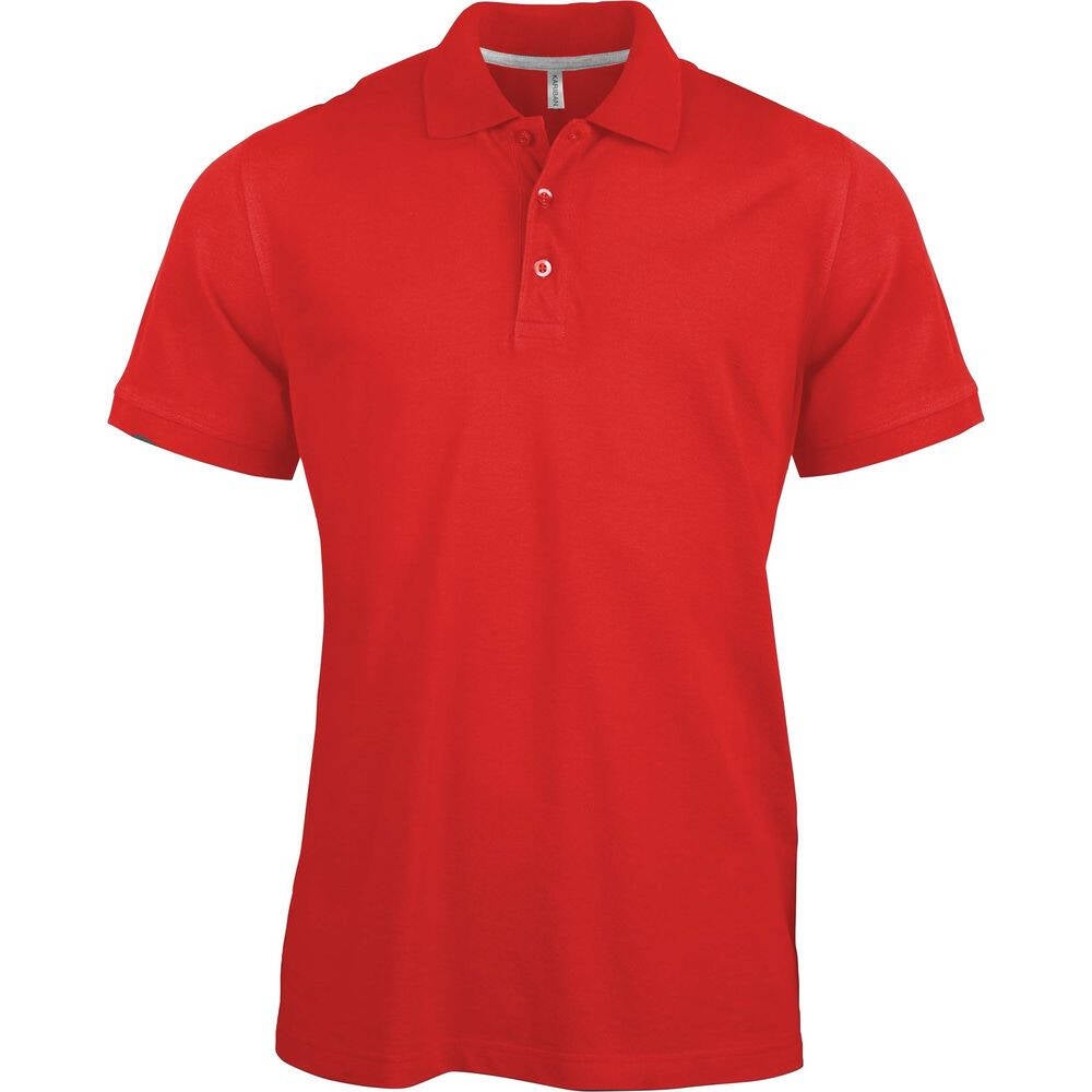 Polo de travail manches courtes KARIBAN Rouge L | Leroy Merlin