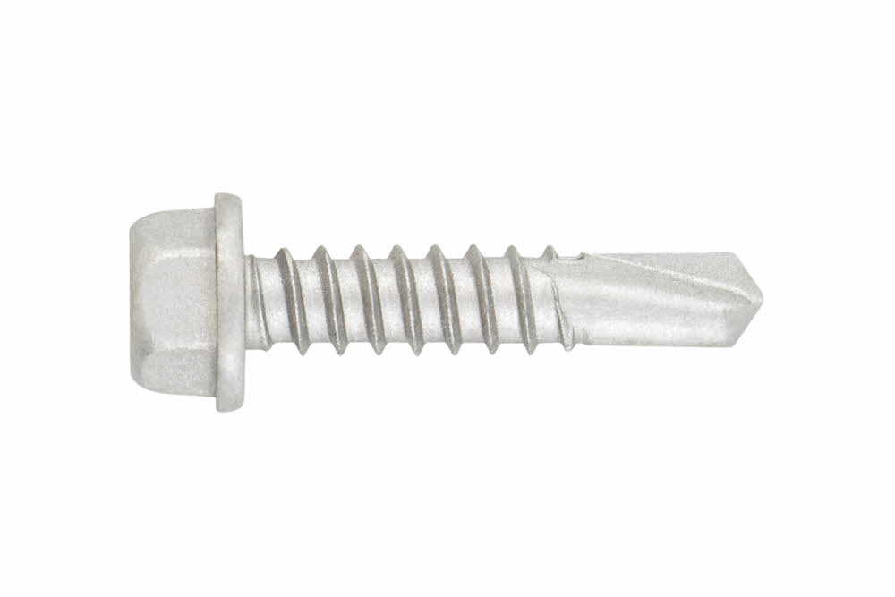 Vite a testa esagonale bimetallica autoforante in acciaio inox 6,3 x 25 ...