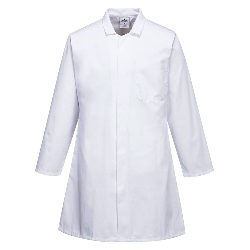 Blouse homme agroalimentaire 3 poches Portwest Blanc M | Leroy Merlin