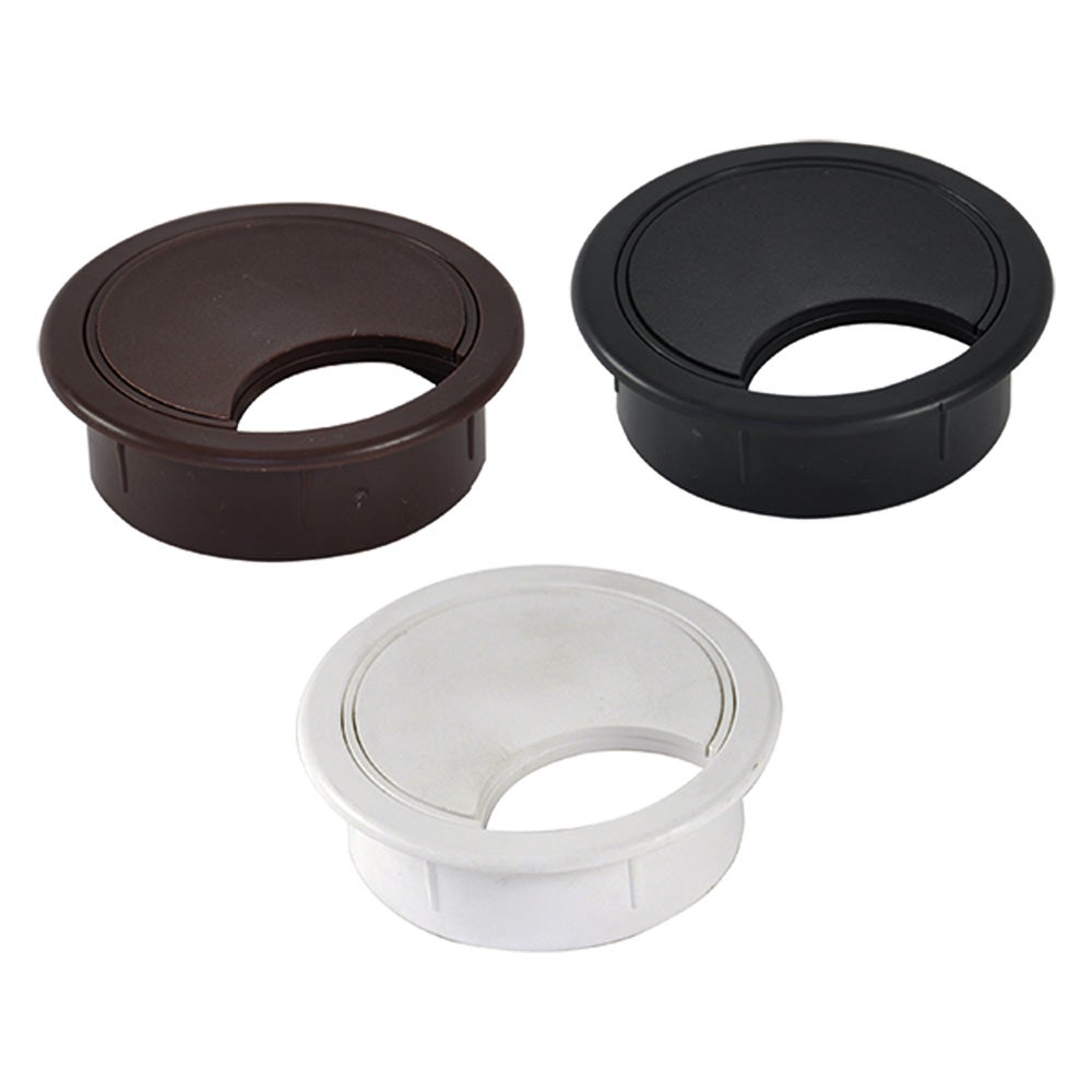 TAPPO PASSACAVI PER SCRIVANIA Ø mm 60 - colore nero | Leroy Merlin