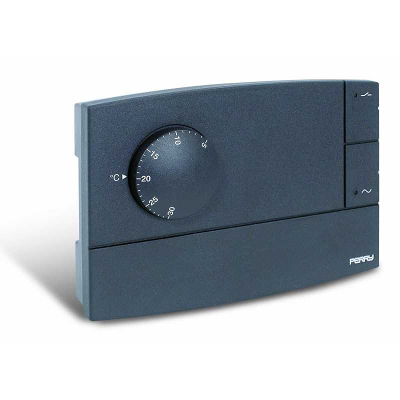 Termostato de pared Perry Zefiro Antracita | Leroy Merlin